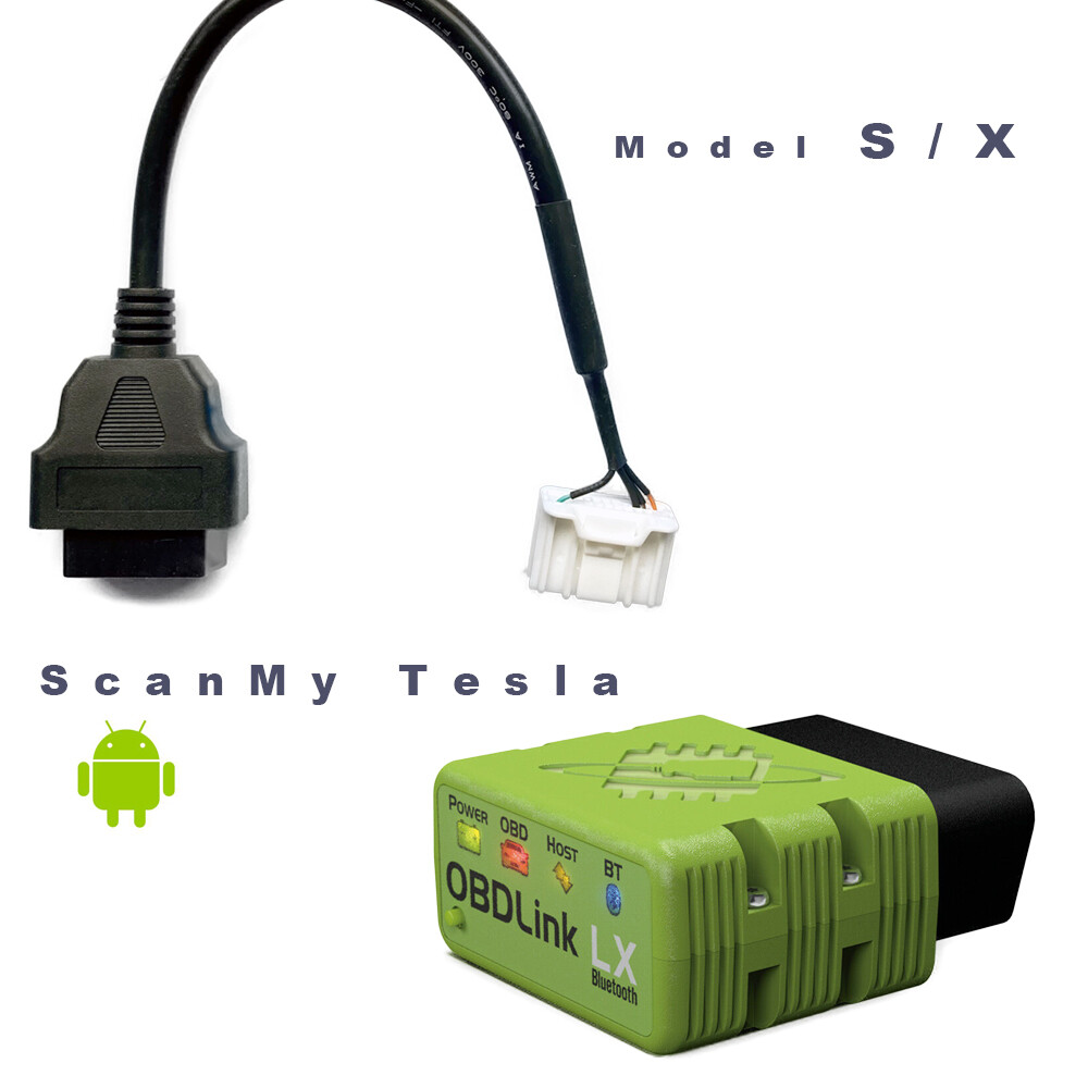 OBDLink LX Wit Tesla Model S X OBD2 Adapter For Scan My Tesla All OBD2 ...