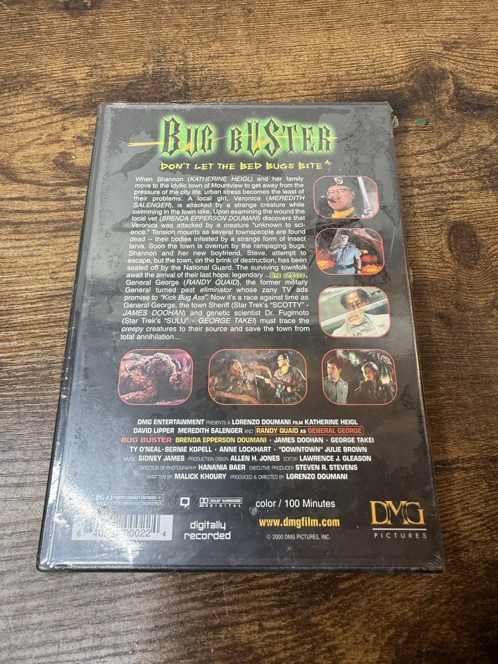 BUG BUSTER (DVD, 2000) -Cult Horror - Randy Quaid, Katherine Heigl ...