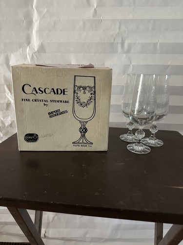 Cascade Fine Crystal Stemware Sour Glasses 7 Ounce Set Of 9 Glasses | eBay