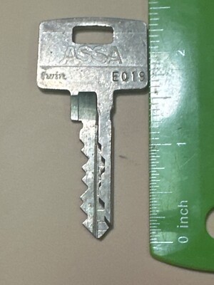 Vintage ASSA High Security KEY #EO19 | eBay