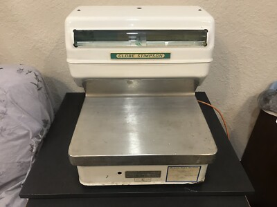 Globe Stimpson Antique Scale With Automatic Lights | eBay