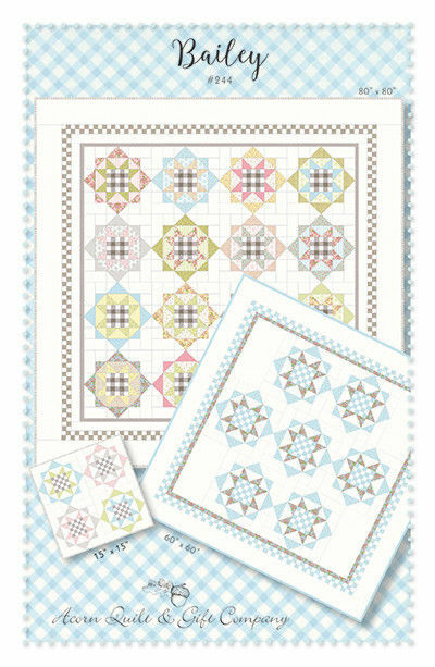 Quilt Pattern BAILEY Moda BESPOKE BLOOMS Fat eighths Friendly BRENDA ...