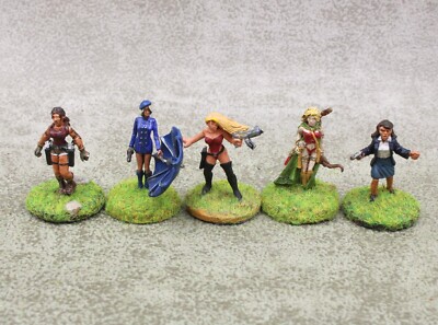 28mm Pulp metal FEMALE ADVENTURERS x5 Well Painted 26950 | eBay