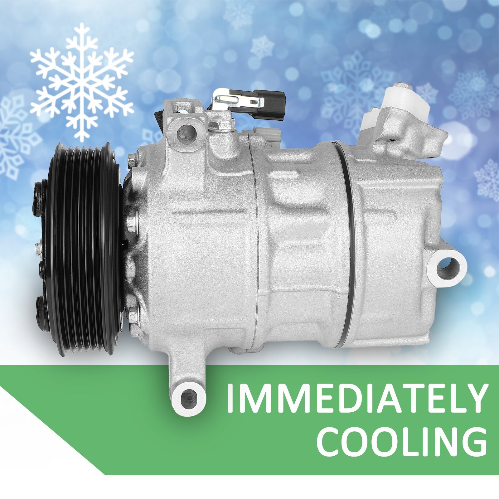 A/C AC Compressor For Nissan Sentra 1.8L 2013 2014 2015-2019 CO 29072C ...