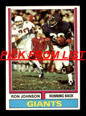 1974 Topps Football 3-284 EX/EX-MT Pick From List All PICTURED ss2 | eBay