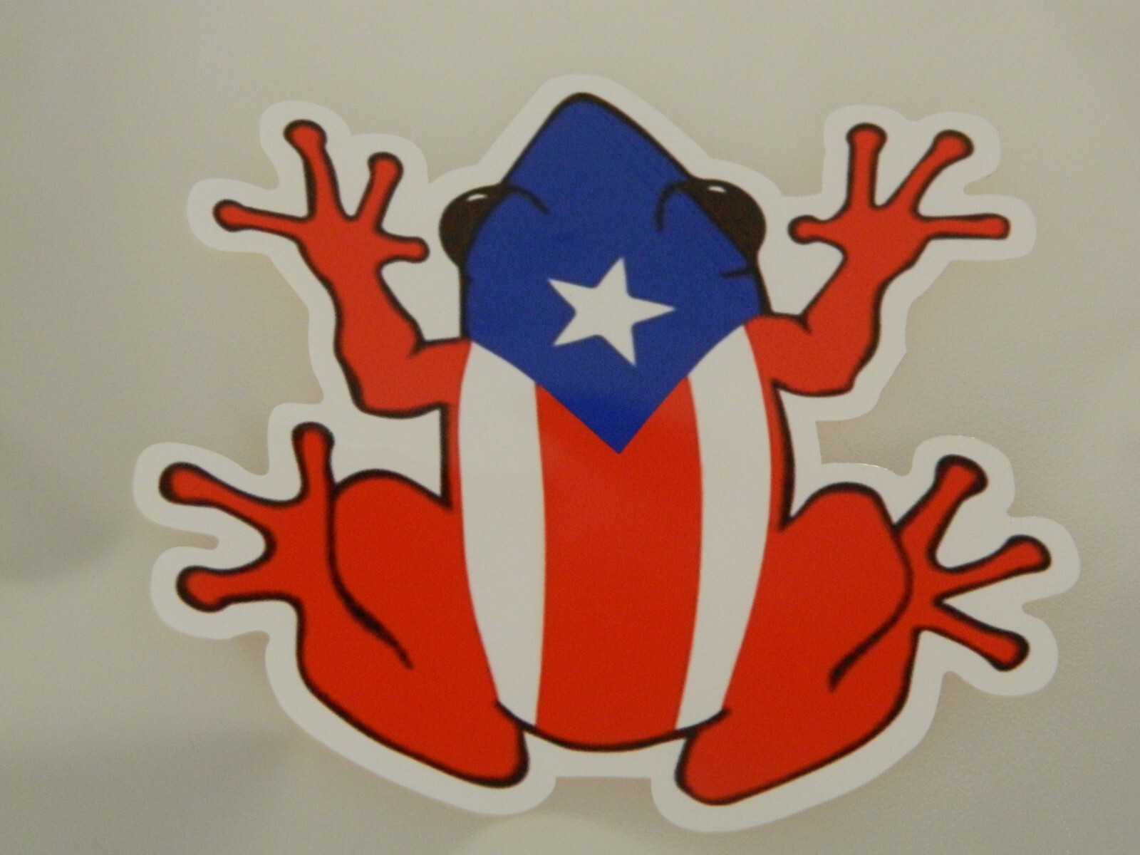 Puerto Rico Flag Coqui Frog Decal Sticker Car Truck Patriotic Proud ...