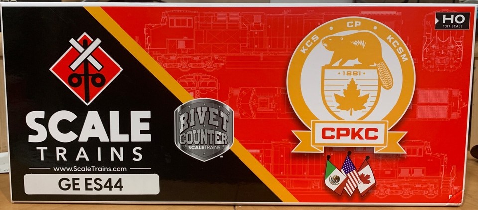 CPKC ES44AC DCC/SND READY SCALE TRAINS RIVET COUNTER NEW MINT #4805 KCS ...