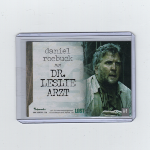 LOST SEASON 1 DANIEL ROEBUCK/DR. LESLIE ARZT AUTOGRAPH CARD #A-9 | eBay