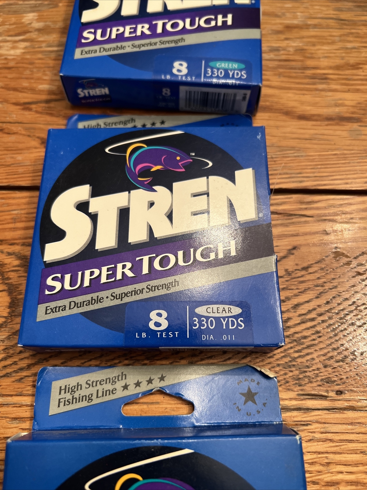 Stren Super Tough 8 & 10lb/330yd Clear Lot 3 NOS | eBay