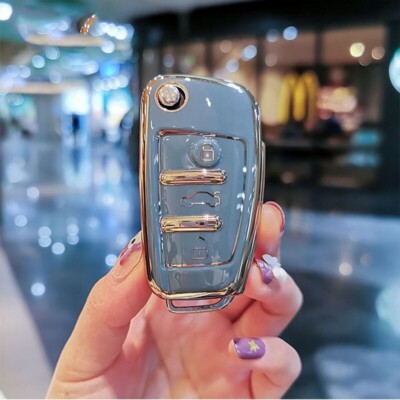 Protector Cover For Audi Key A3 S3 A1 Q1 Q2 Q3 RS3 A4 A6 RS8 Q7 2006 ...