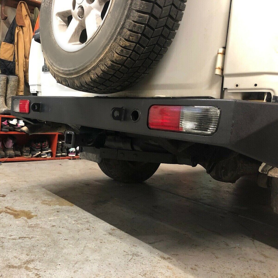 HECASA Heavy-Duty Steel Rear Bumper For 1999-2004 Land Rover Discovery ...