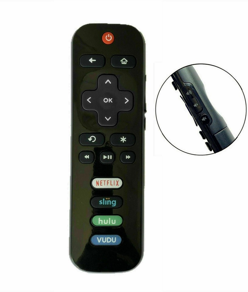 New Replacement Remote for Roku TV TCL Sanyo Element Haier RCA LG Onn ...