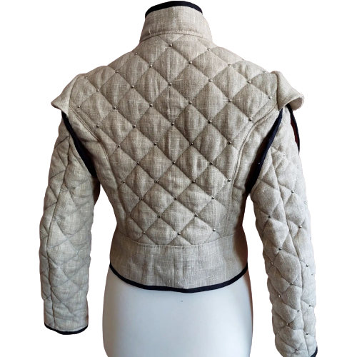 Medieval Viking Gambeson Full Sleeve Thick Padded Coat Cosplay Witcher ...