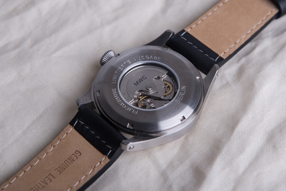 MWC WW2 Luftwaffe 46mm Military Aviator / Pilots Watch with Retro ...