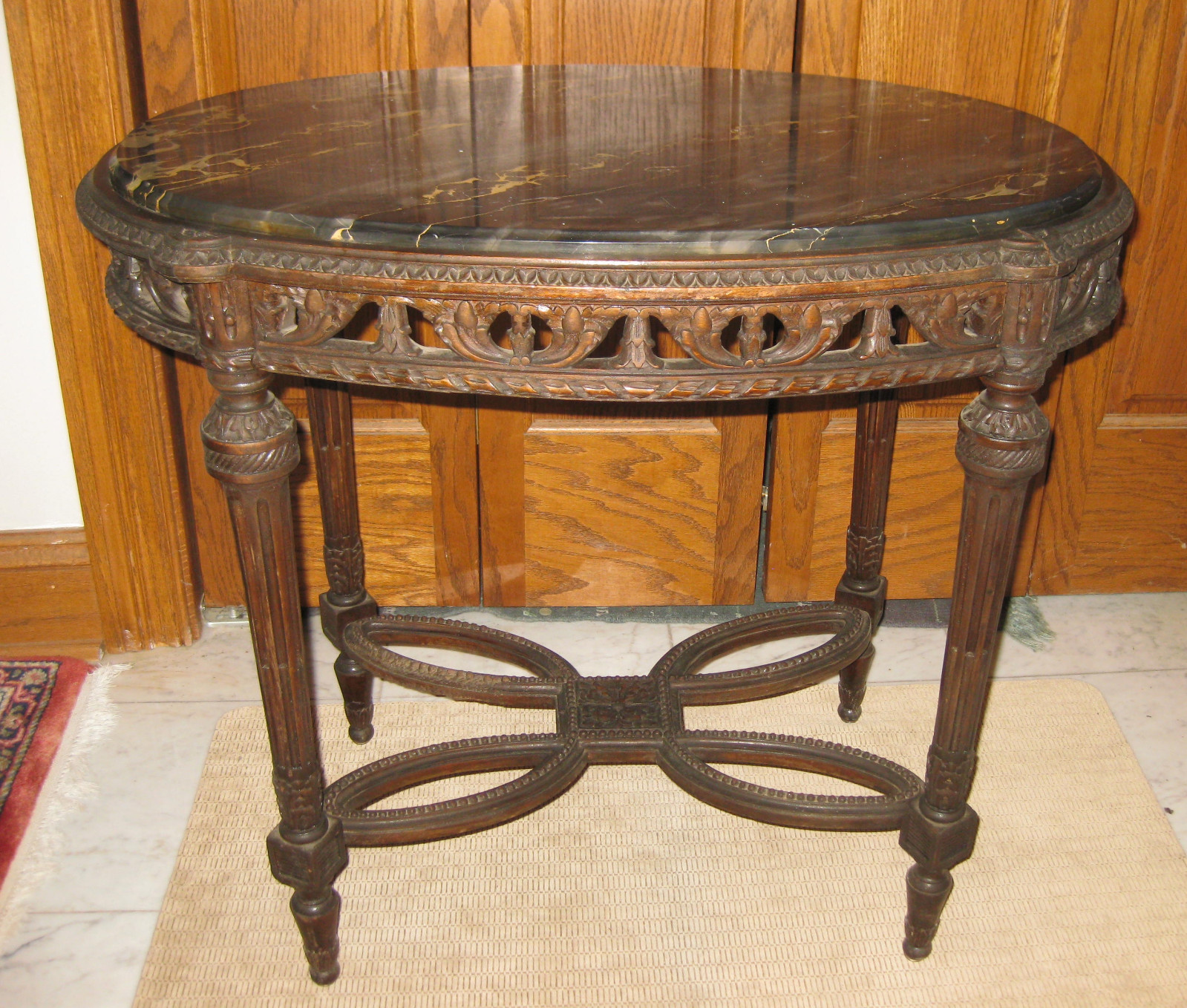 19th C. ITALIAN CARVED MARBLE TOP TABLE ca. 1890s | eBay