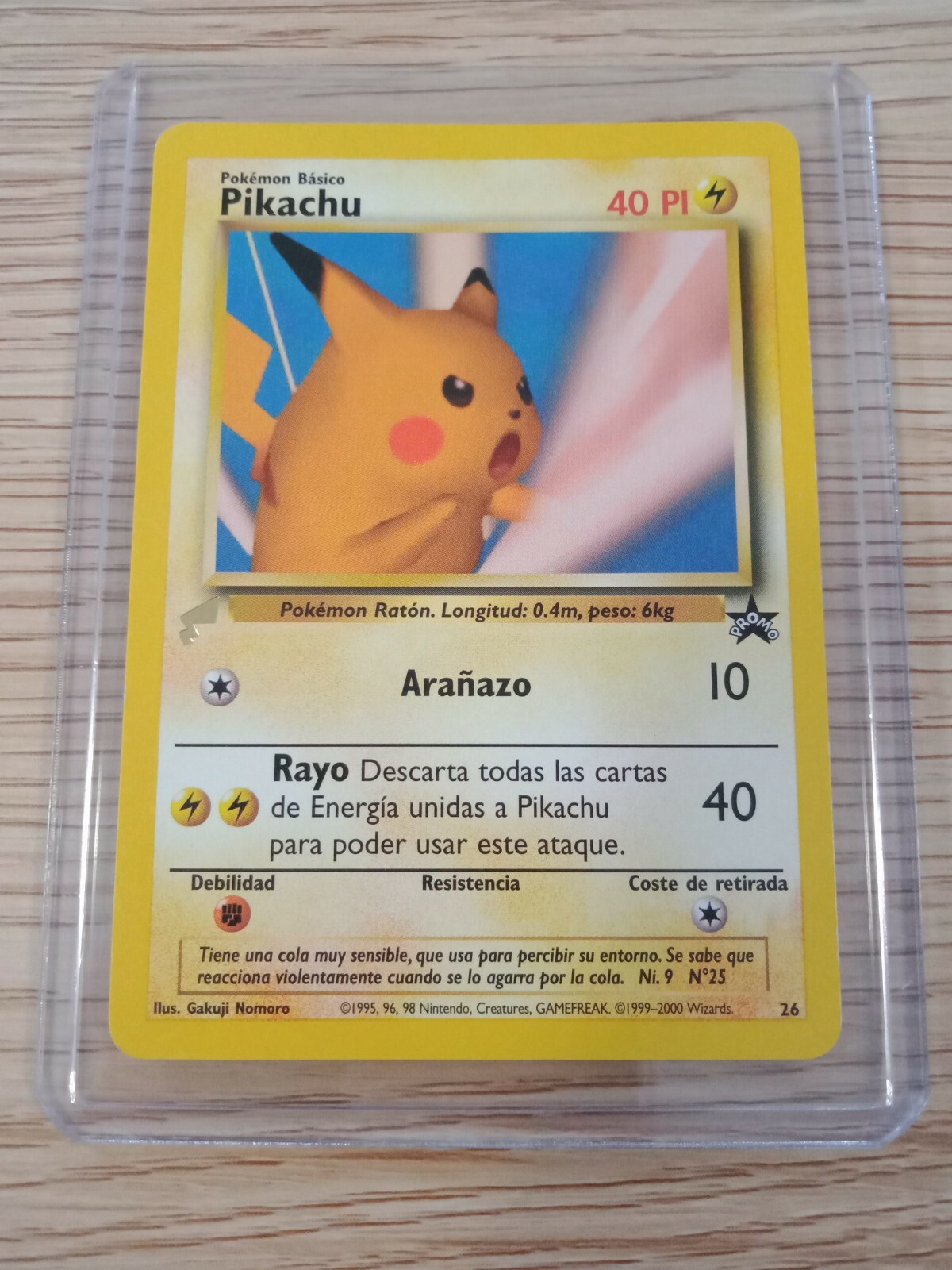 Spanish Pikachu - 2000 World Collection Promo - Gold Tail Stamp #26 | eBay