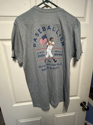 BASEBALLISM FLAGMAN BASEBALL MENS T SHIRT TEE NEW XL | eBay