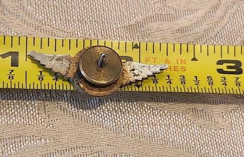 WW2 Aircraft Warning Service AWS Pin Observer Wings Asst. Chief Army ...