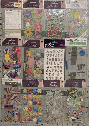 Large Lot (30+ Packs) of NEW Sticko & Stickopotamus Stickers | eBay