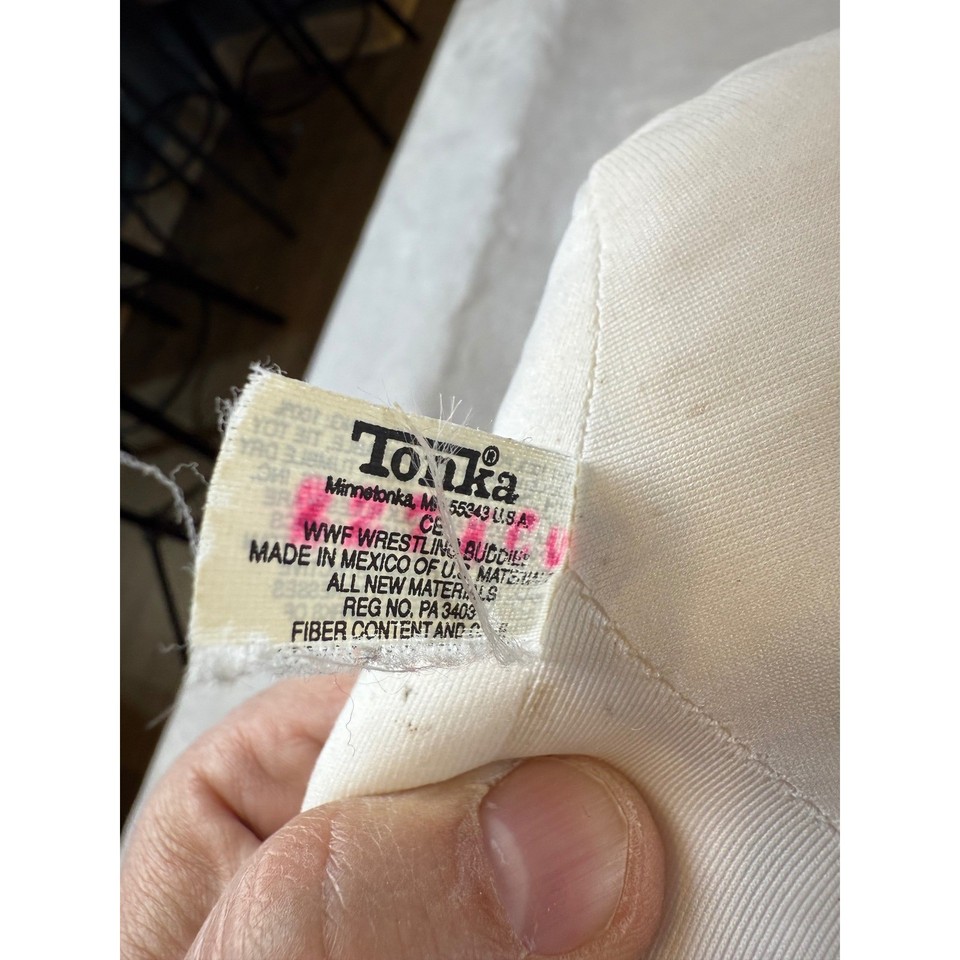 WWF The Ultimate Warrior Plush Toy 1990 Titan Sports Inc Vintage | eBay