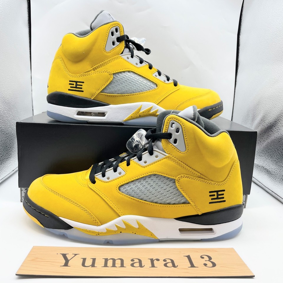 Nike Air Jordan 5 Retro Tokyo 23 Yellow IO3372-700 Men's Size | eBay