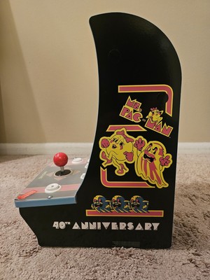 Ms Pac Man 40th Anniversary Arcade 1Up (Gen 3) Countercade - 4 Games ...