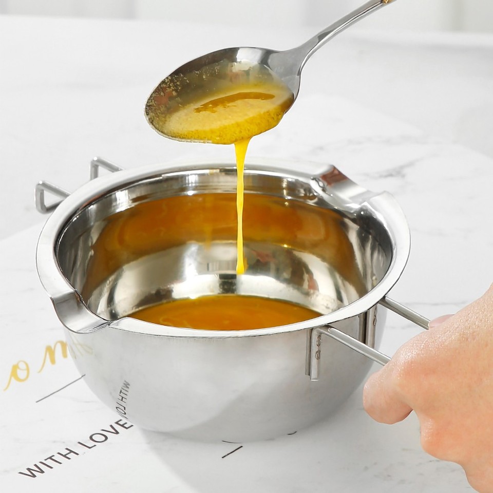 Stainless Steel Double Boiler Candy Chocolate Melting Pot Butter Bowl ...