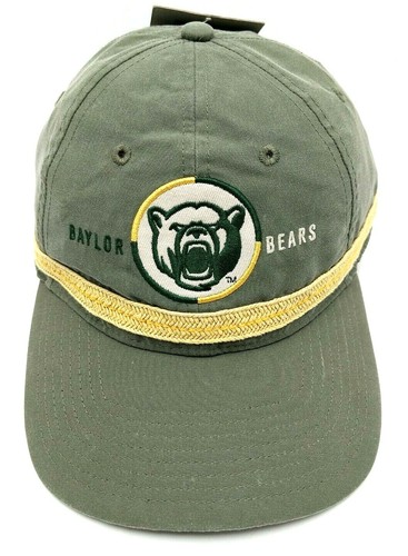 BAYLOR UNIVERSITY hat green adjustable cap BU Bears *NEW* | eBay