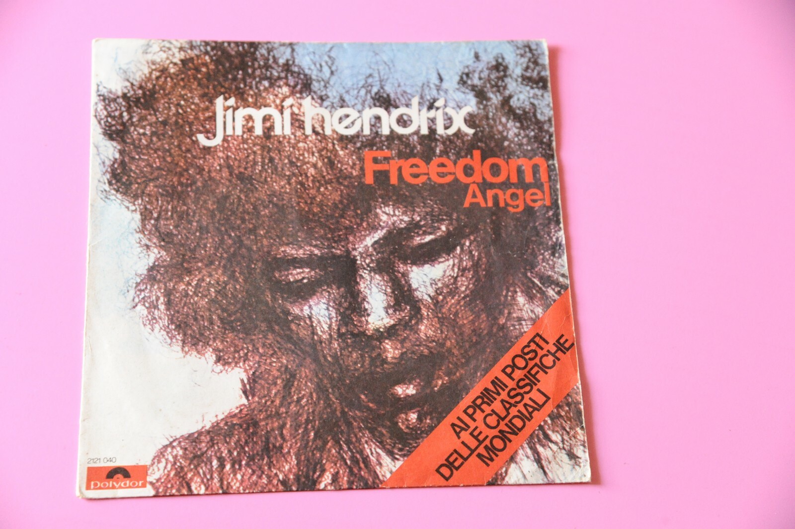 Jimi Hendrix 7" Freedom Angel Italy EX Solo Cover Only Not Record ...