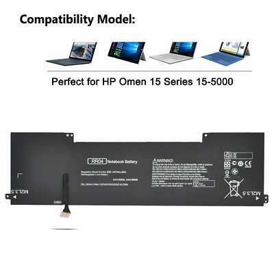 RR04XL RR04 Battery HP Omen 15-5000 15-5014TX 15-5016TX 15-5209TX ...