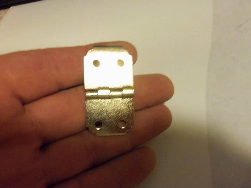 Banjo Case OFFSET Brass Hinge For overlapping chipboard, wood cases ...