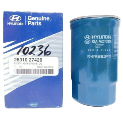 Genuine Hyundai Kia Oil Filter 26310 27420 | eBay Australia