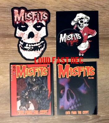 MISFITS CUTS FROM THE CRYPT STICKER SET DECAL LOT official licensed ...