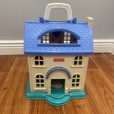 Vintage Fisher Price Little People Doll House #2511 Home Sweet Home ...