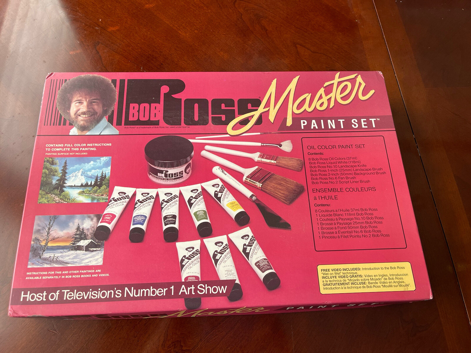 Vintage Bob Ross Master Oil Paint set VHS | Grelly USA
