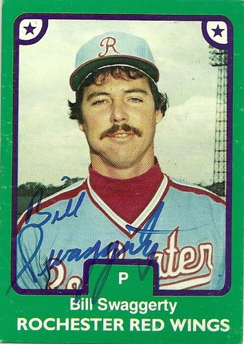 1984 TCMA Rochester Red Wings BILL SWAGGERTY Signed Card autograph ORIOLES | eBay