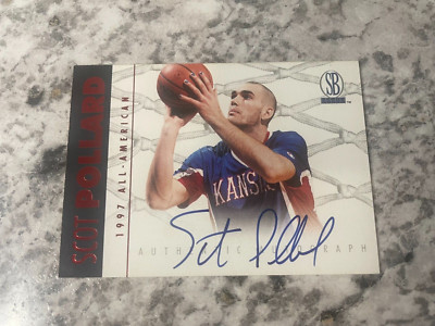 1997 Score Board SCOT POLLARD Autograph Kansas State Jayhawks Auto ...
