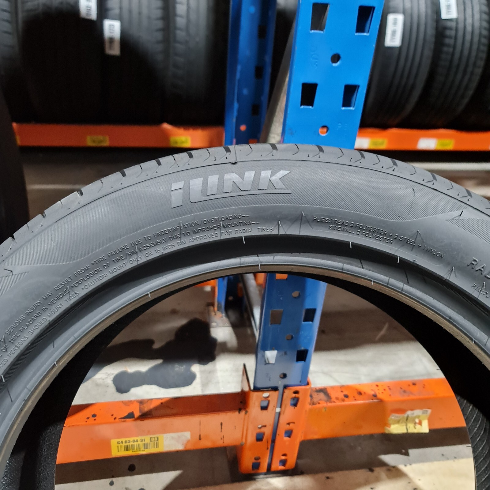 1x Ilink L-ZEAL 56 225/50 ZR18 99W 18inch Tread Depth:7mm + Tested tyre ...
