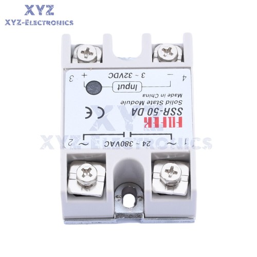 SSR-50DA 3V~32V DC to AC 24V~380V 50A 250V Solid State Relay Module | eBay