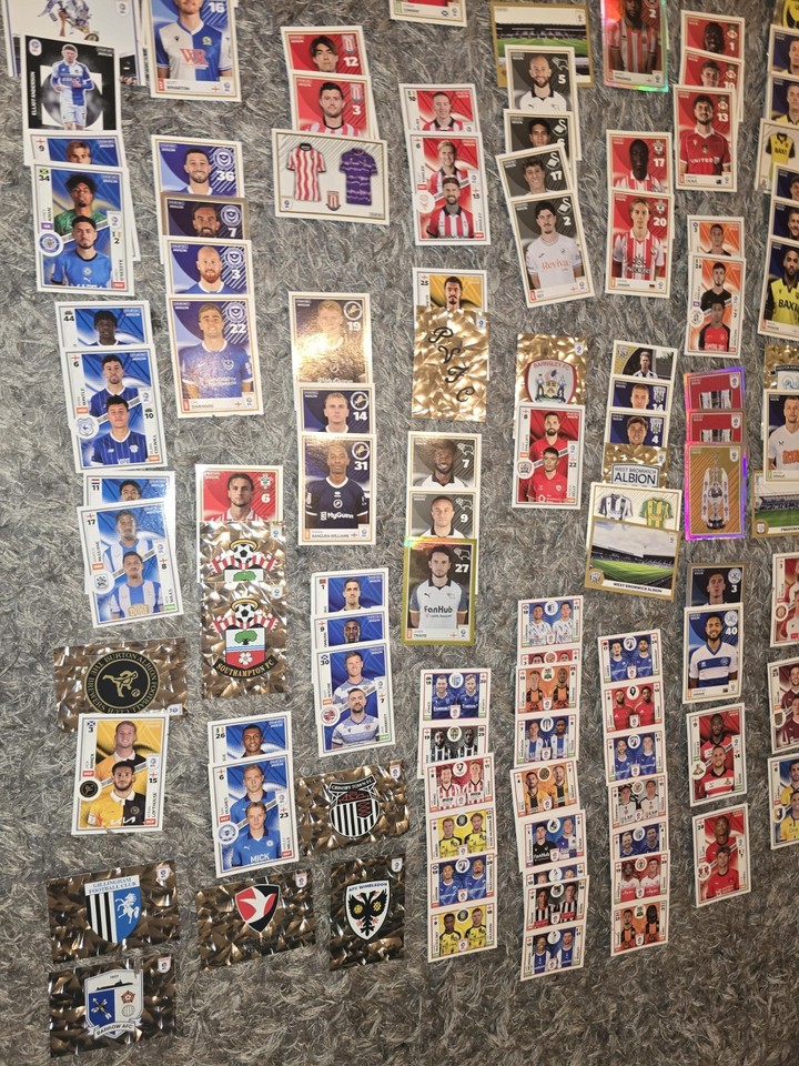 EFL 2025/26 Football sticker Collection Panini 160 Stickers The Odd ...