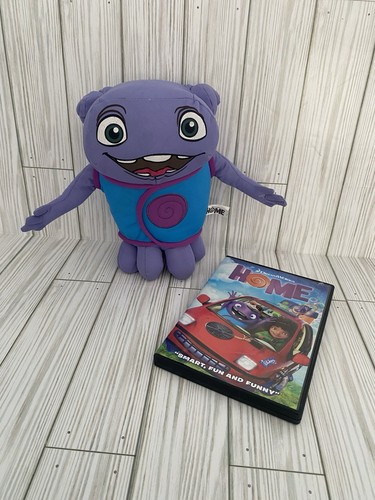 DreamWorks Home Movie OH Boov Purple Alien 9” Plush Stuffed 2015 With ...