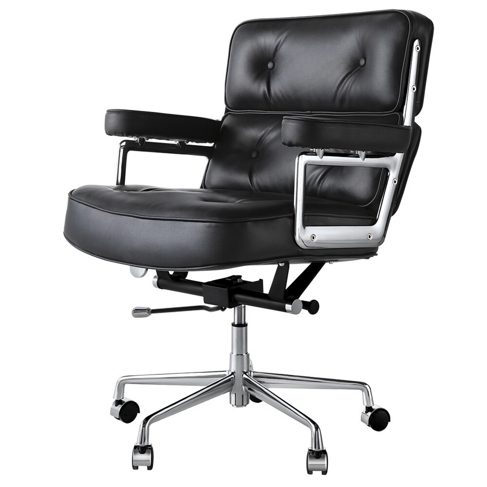 Computer Gaming Office Chair Lounge Chair and Ottoman Leather Task Desk ...
