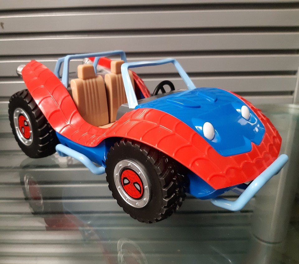 Marvel SPIDERMAN Spider-Mobile Car Disney Store Toybox for 3" to 6" toy ...