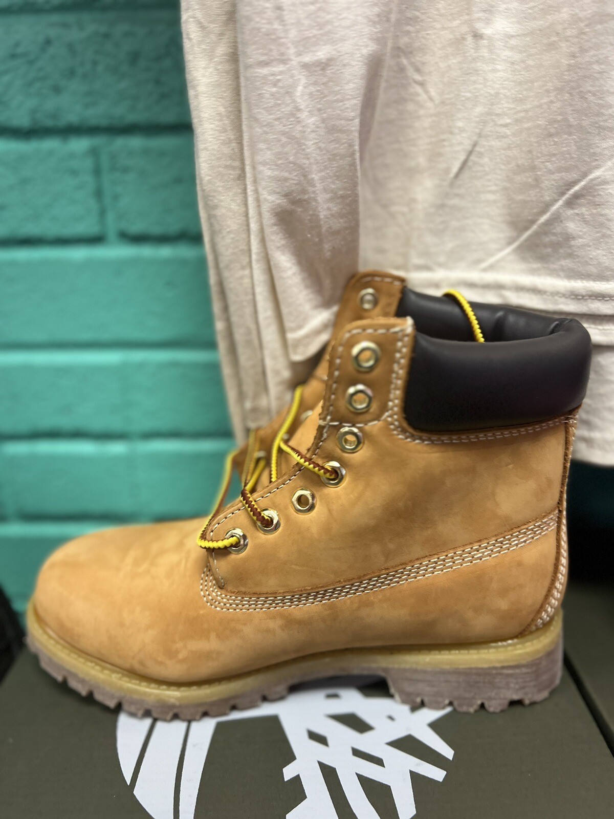10061 Timberland 6 Inch Premium Boot Wheat Nubuck Tb010061 10 | eBay