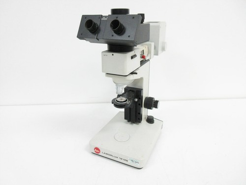 LEITZ LABORLUX 12 ME TRINOCULAR MICROSCOPE 020-435.031 WITH HEAD 512 ...