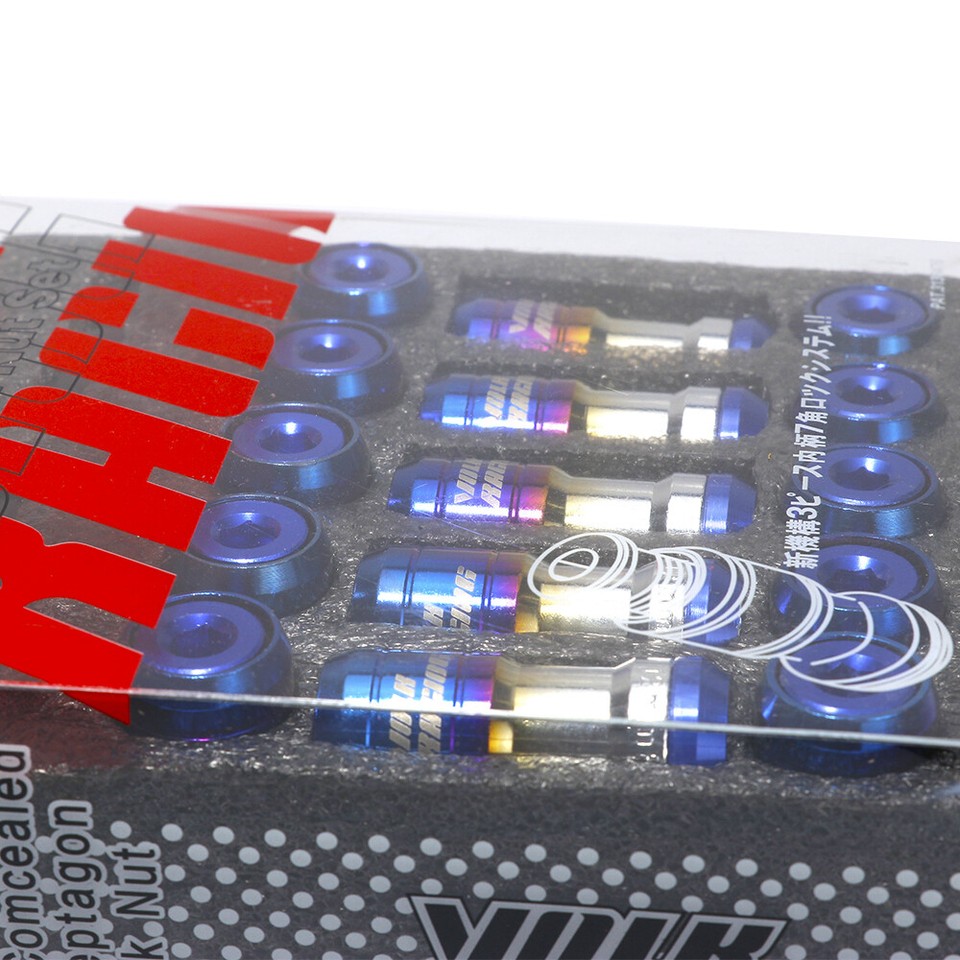 M12*1.5 Volk Racing Burnt Blue Formula Steel Car Wheels Rims Lug Nuts ...