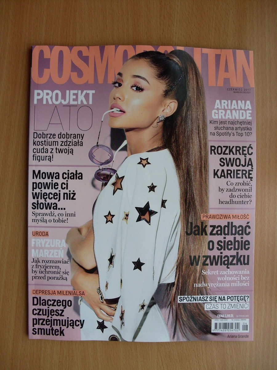 Ariana Grande Cosmopolitan Spread