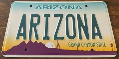 ARIZONA Novelty Vanity Booster License Plate Grand Canyon State ...