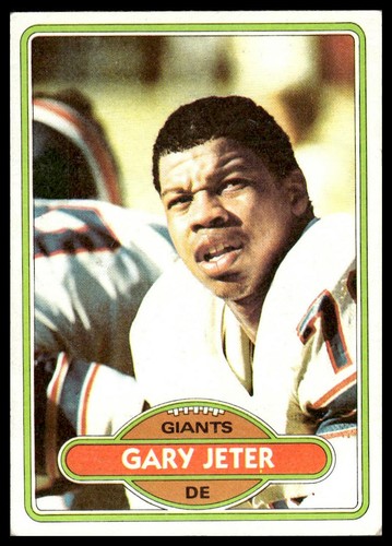 1980 Topps #434 Gary Jeter RC New York Giants | eBay
