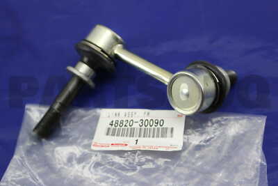 4882030090 Genuine Toyota LINK ASSY, FRONT STABILIZER, RH 48820-30090 ...